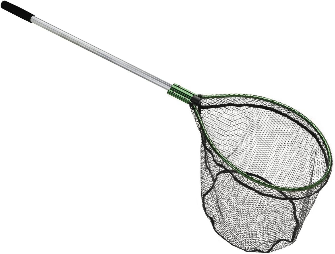Beckman Landing Net 17" x 20" hoop, PVC 20" Deep, Fixed 32". – Tuppens