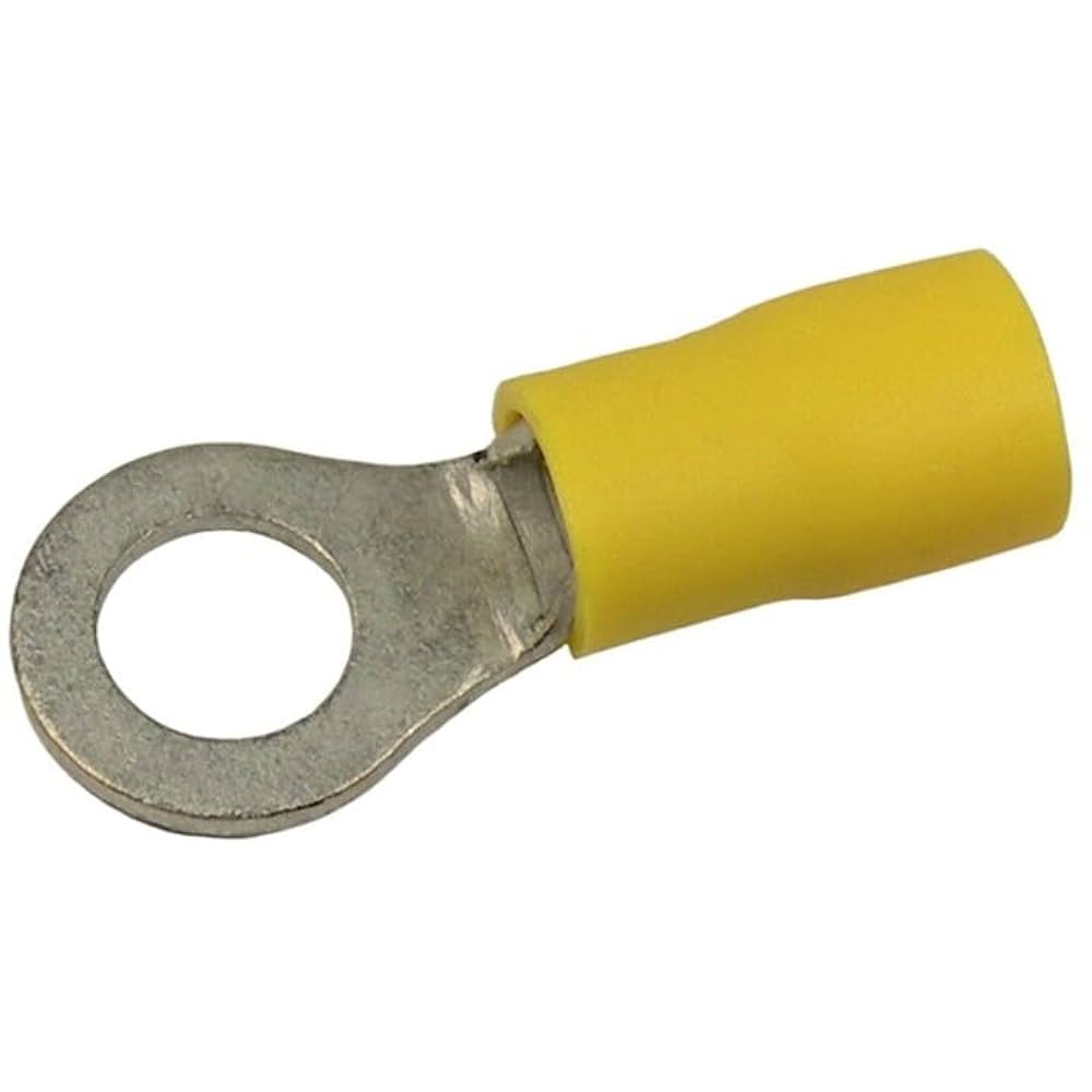 Ring Terminals 10-12 AWG (Yellow) #1/2 Stud. – Tuppens