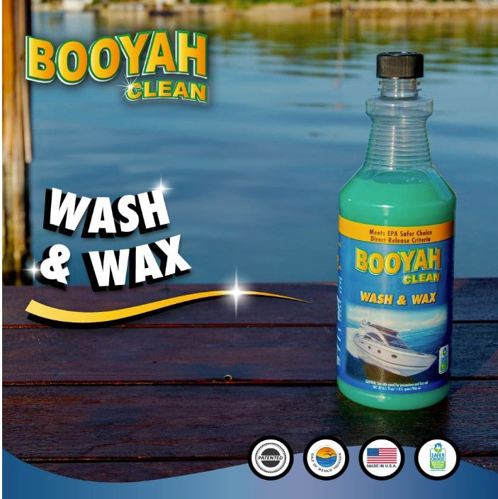 Booyah Clean Boat Wash & Wax 32FL Oz – Tuppens