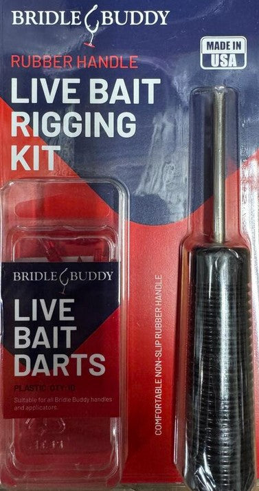 Bridle Buddy Live Bait Rigging Kit Rubber Handle Live Bait Darts – Tuppens