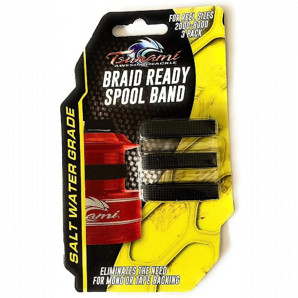 Tsunami Braid Ready Spool Band Sizes 2000-8000 3 Pack – Tuppens