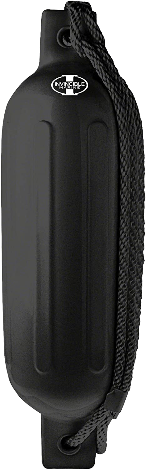 Invincible Marine Inflatable Fender 5.5" x 20" - Black. – Tuppens