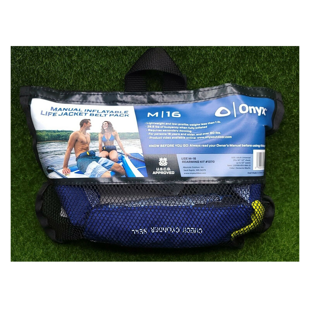 Onyx Manual Inflatable Life Jacket Belt Pack – Tuppens