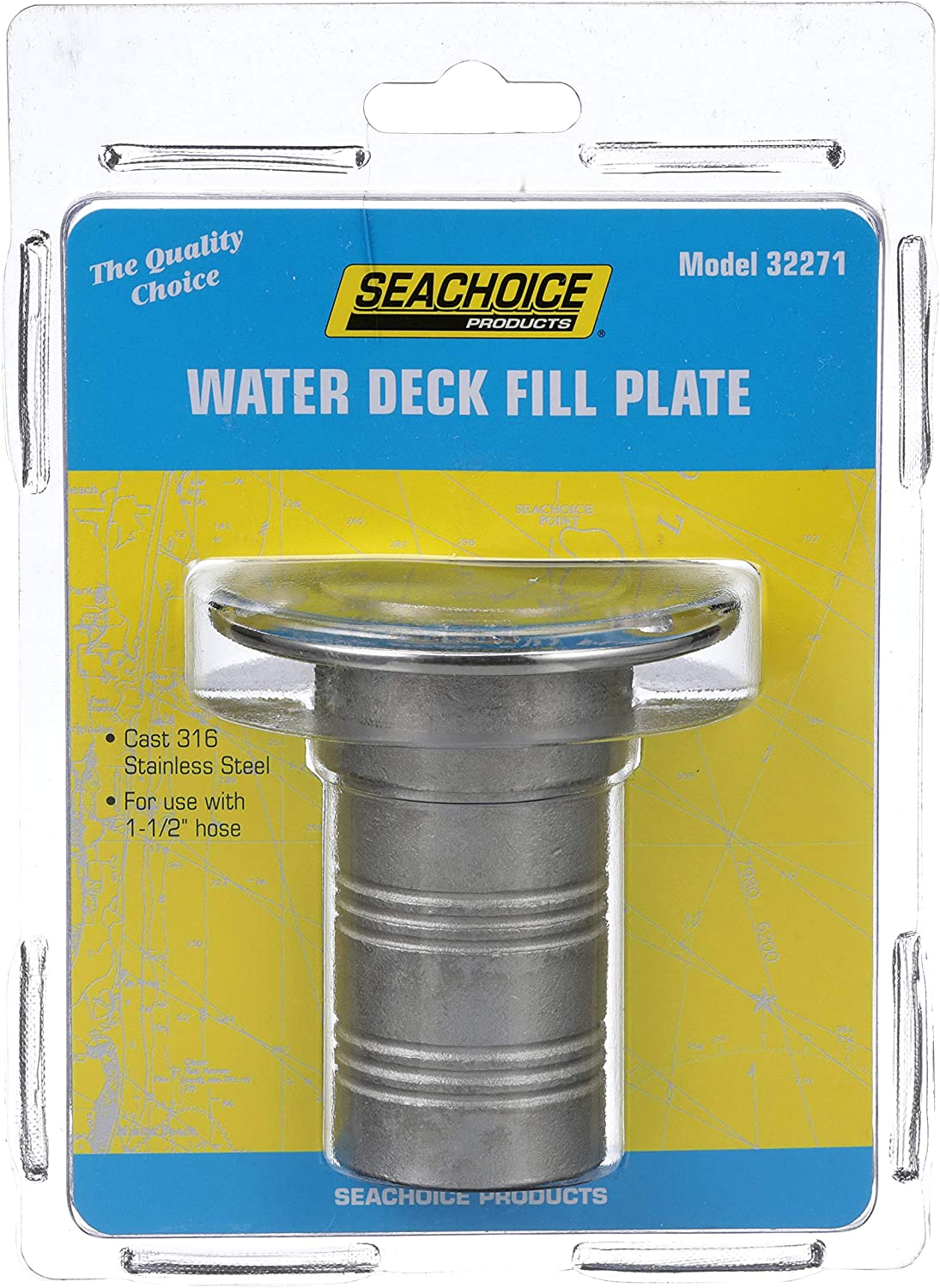 Boat Top Seachoice Deck Fill Plate - Marine General - Fuel Tanks & Fuel ...